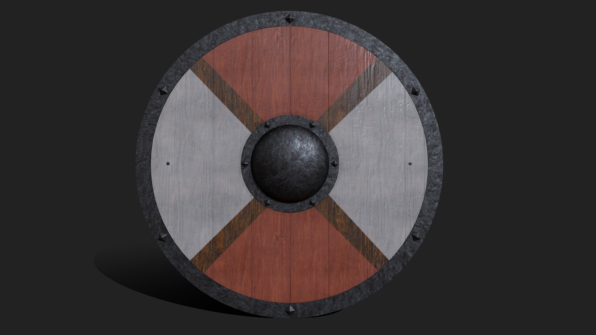 Viking Shield - 3D model by PedroRodriguez (@PeterRodriguez) [fd447d6 ...