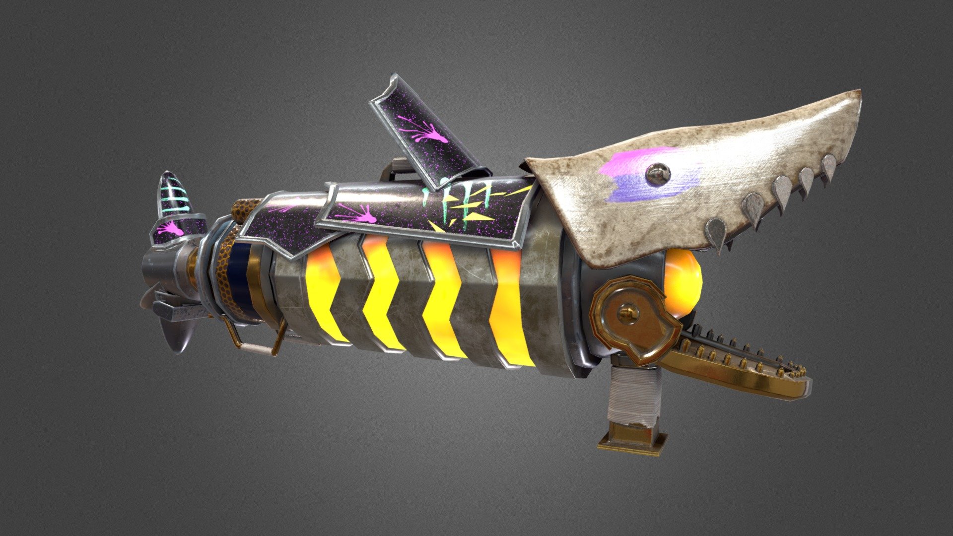 Jinx's Weapon - 3D model by Ing_eO [fd47323] - Sketchfab