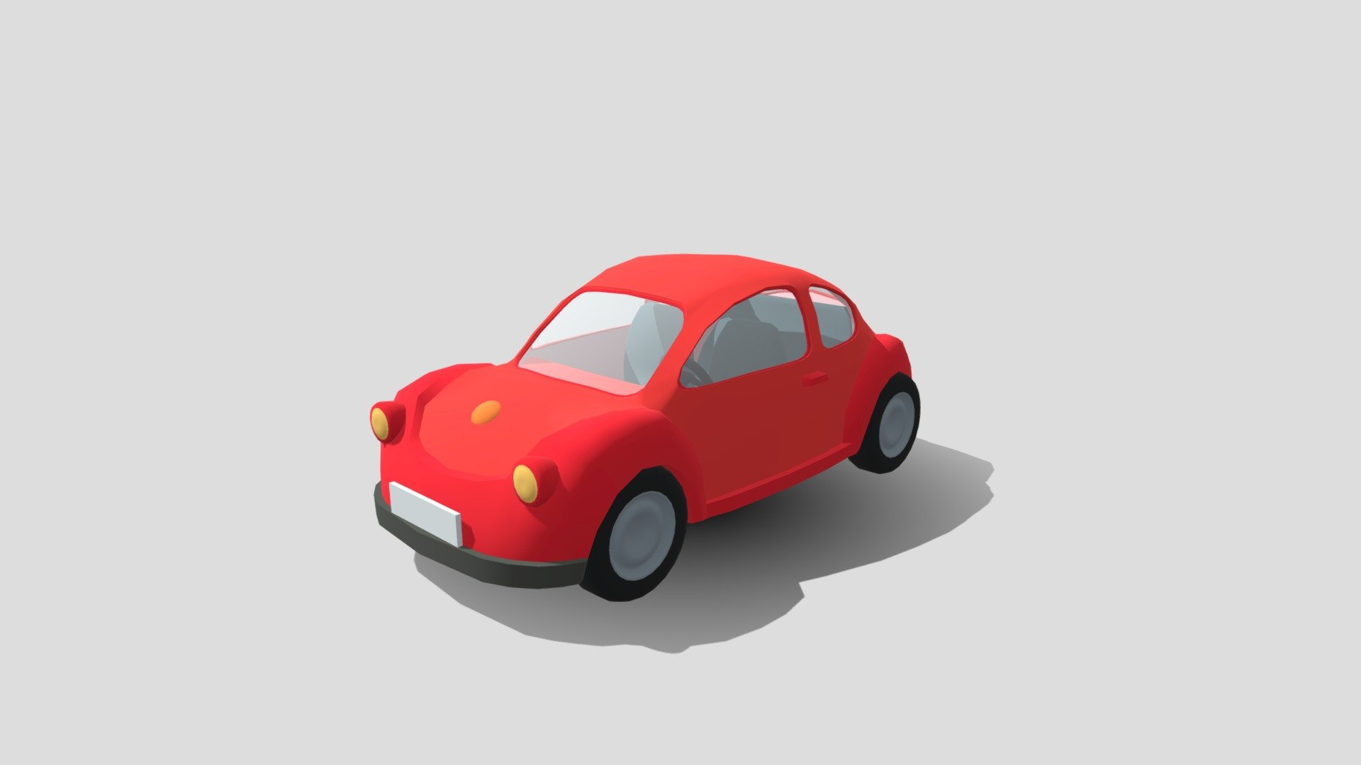 Low poly car 5 - Download Free 3D model by assetfactory [fd4807a ...