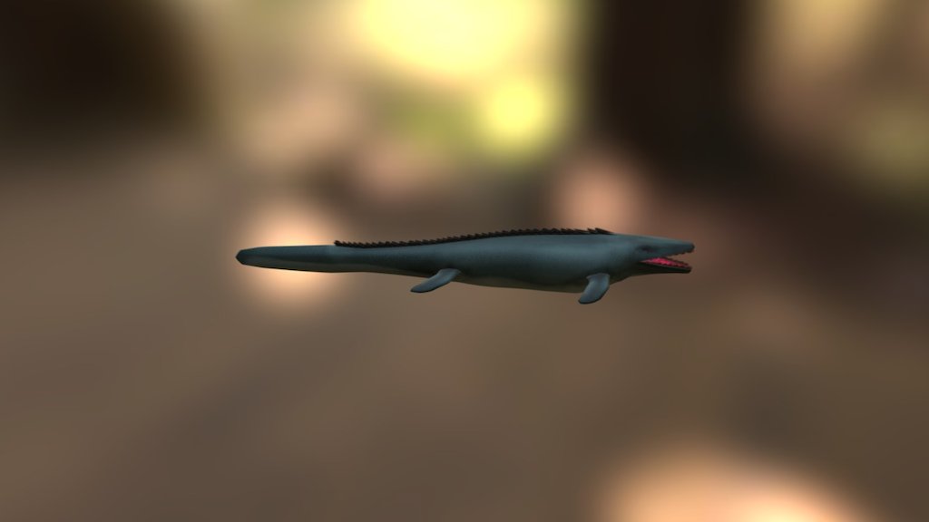 mosasaur - 3D model by Mitchell_Jimenez [fd48df4] - Sketchfab