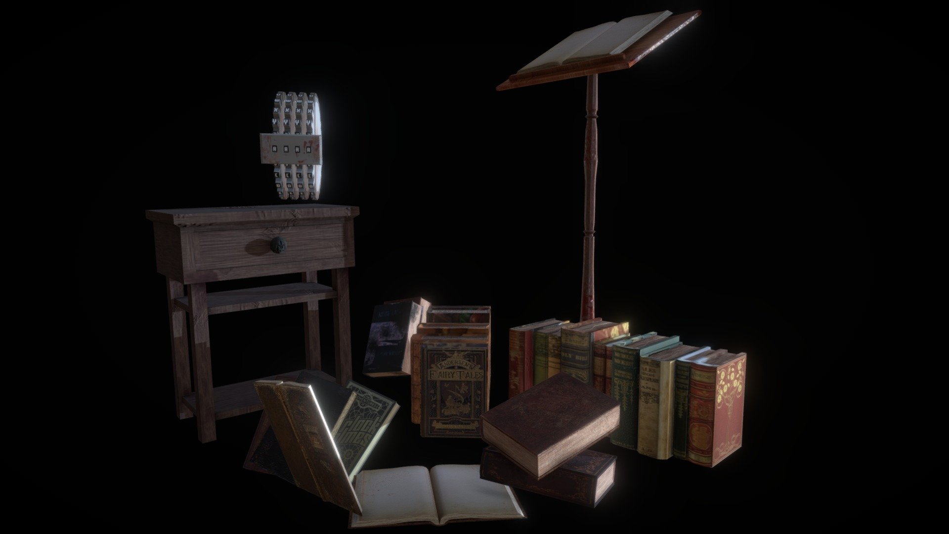 Split- Props - 3D model by violabeet [fd49e2c] - Sketchfab