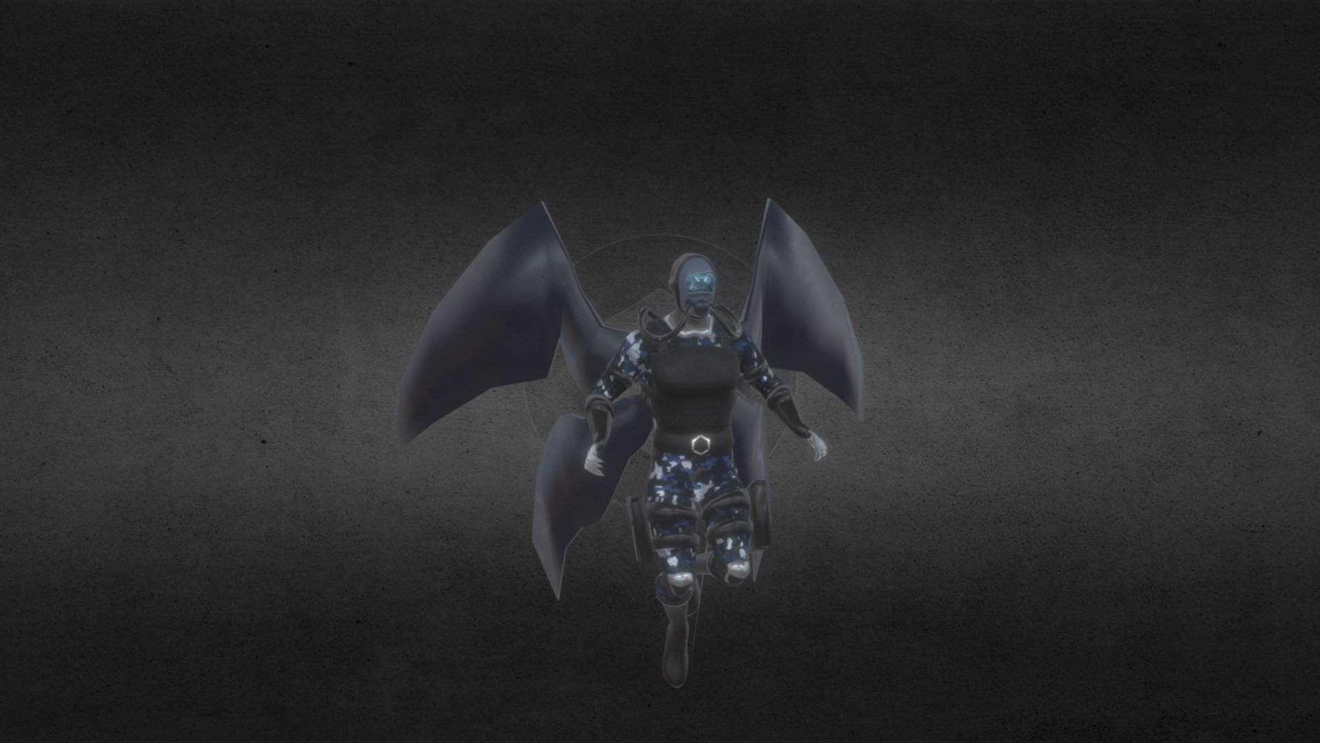 Flying Character - 3D model by Kenichi Otaku (@KenichiOtaku) [fd4a8c5 ...