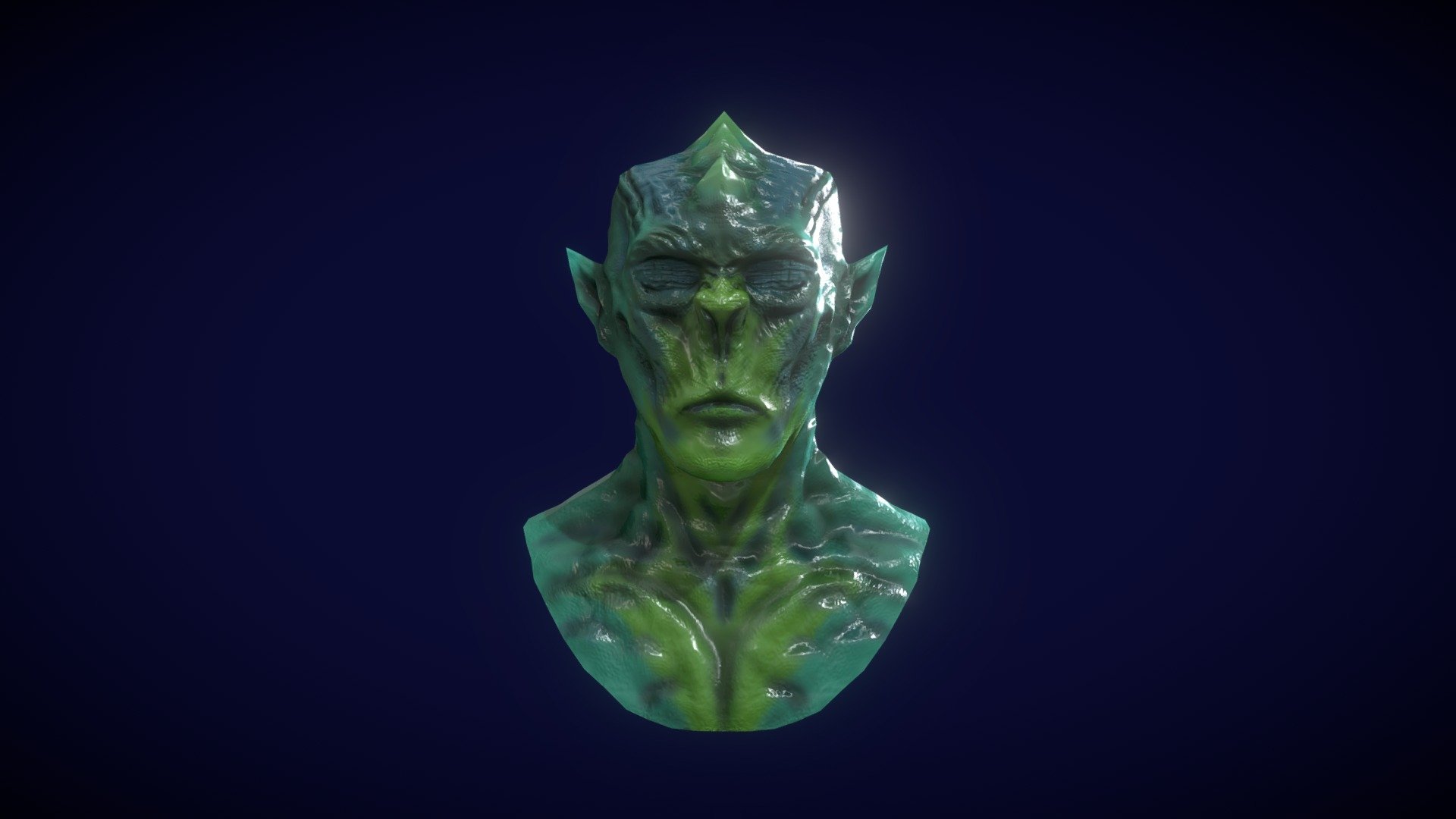 Monstruo acuático - 3D model by SamiBeltran [fd4af11] - Sketchfab