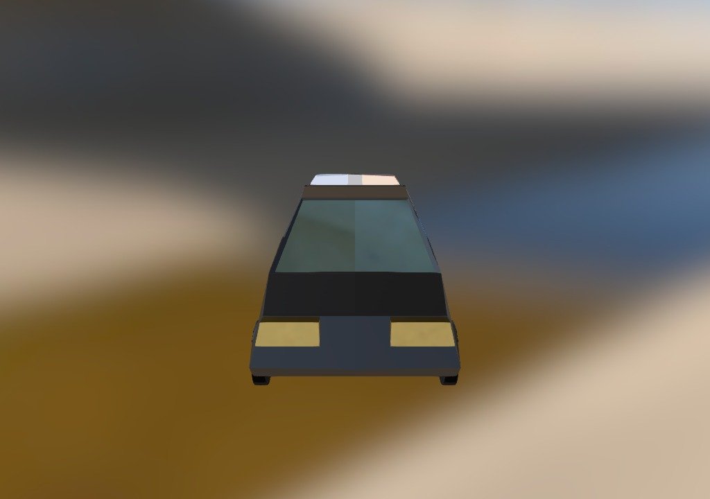 Ultra-Low-Polly Police Car - 3D model by epala [fd4bf70] - Sketchfab