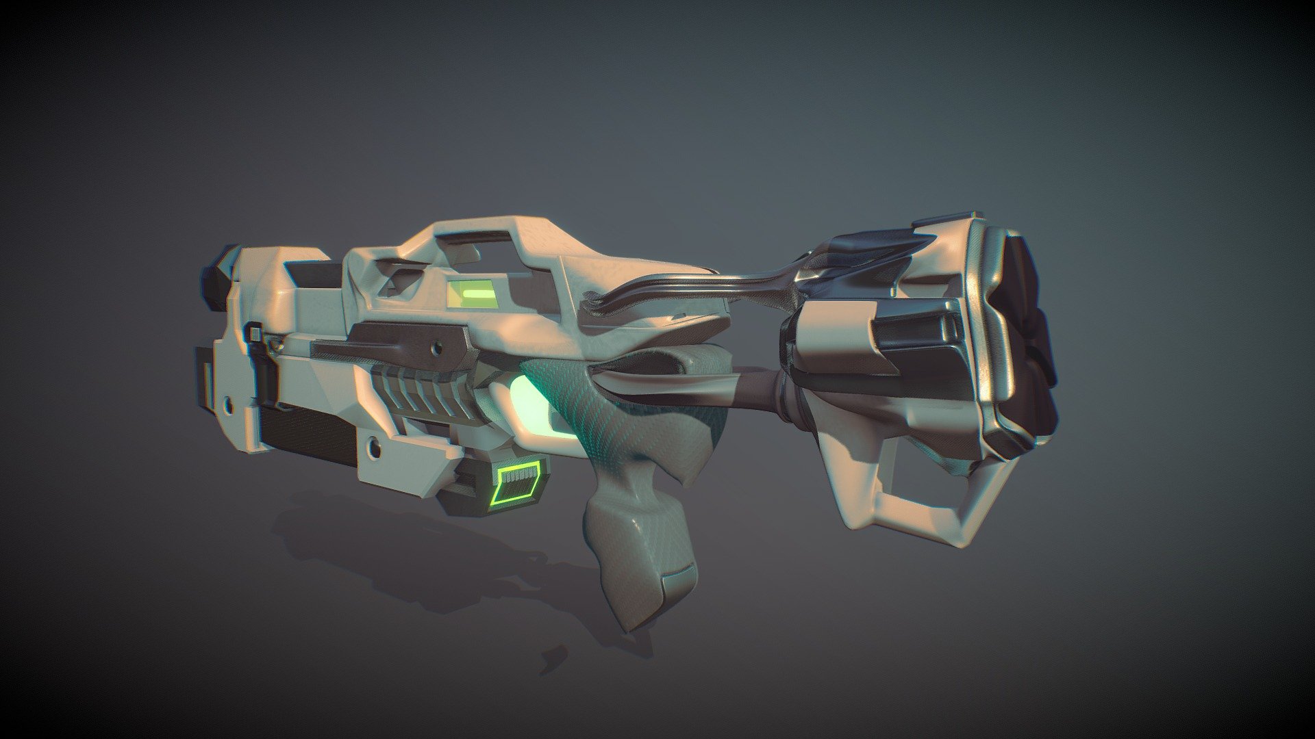 Remodel WiP of 2D Gun Sketch by Gaetano Casella* - 3D model by TRYFIELD ...