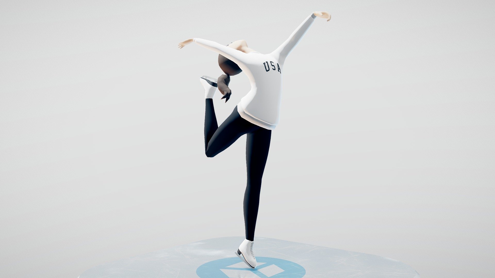 Figure skater - Buy Royalty Free 3D model by Jan Bláha (@swifterik ...