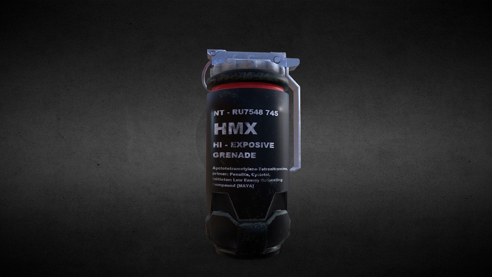HMX Grenade - Download Free 3D model by wh1tewolf [fd4ffcd] - Sketchfab