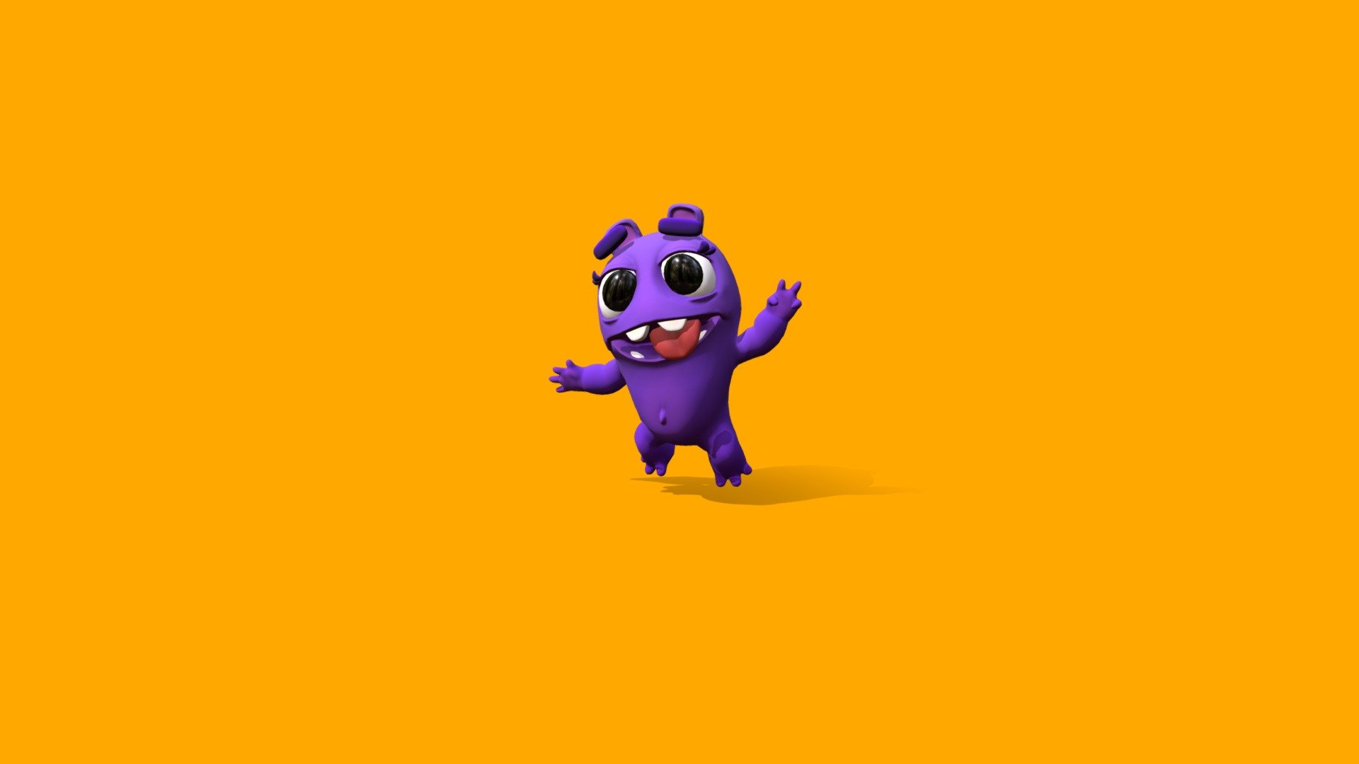 Cute Creature ( 7 animations, 5 skins ) - 3D model by Lil_Pupinduy ...