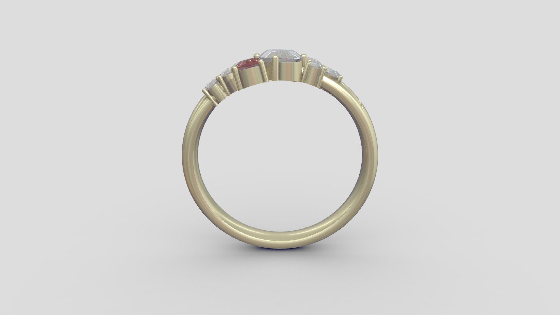 AU-73447_0.4ct - Download Free 3D model by Automic Gold (@automic-gold) [fd51d73] - Sketchfab