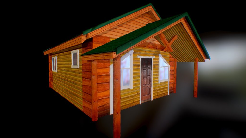 Wooden Building 02 - 3D model by Anna Smirnova (@asenath) [fd52d7e ...
