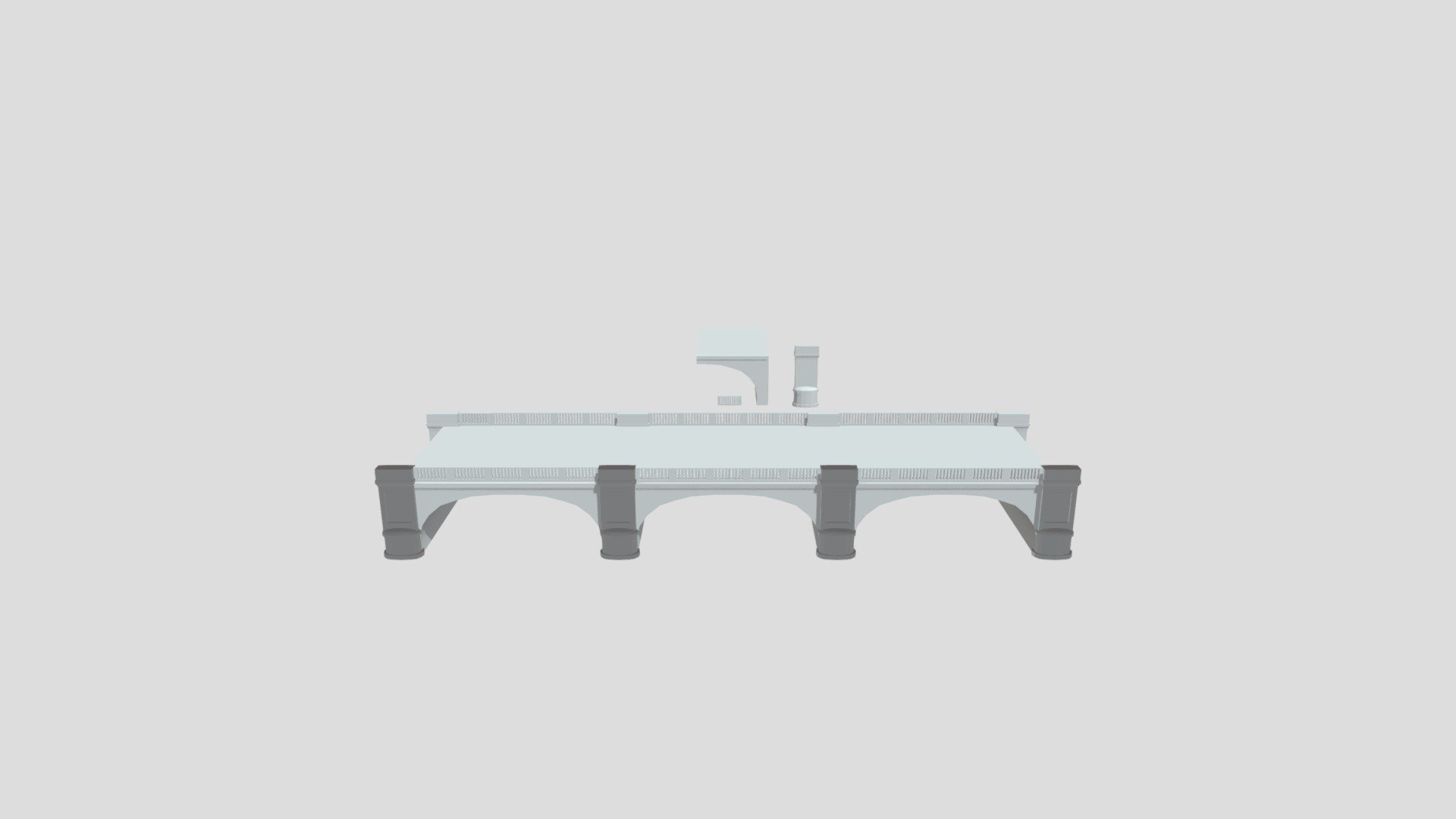 Modular Bridge - Download Free 3D model by Hubricon [fd53a7b] - Sketchfab