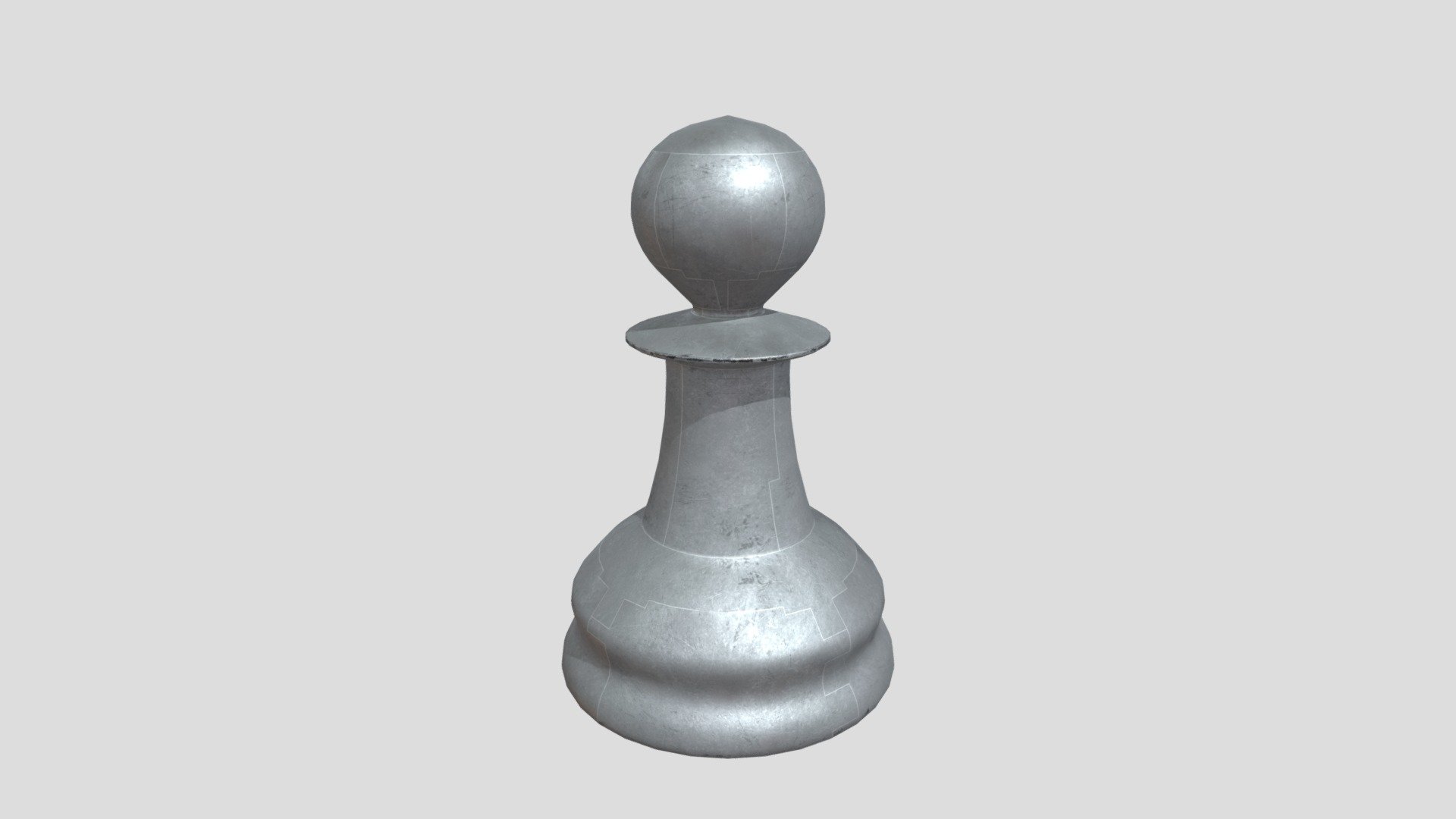 Pawn (White) - Download Free 3D model by rawdom [fd566d0] - Sketchfab