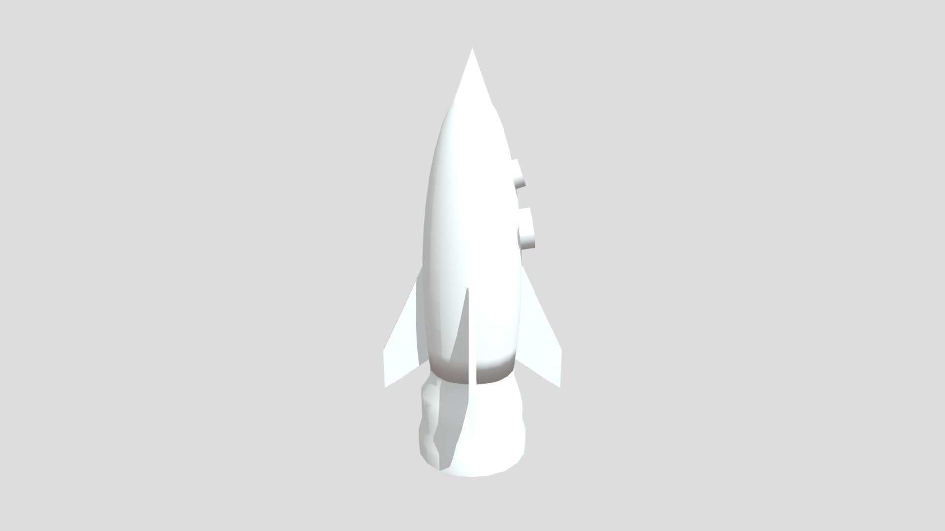 Simple Rocket Model - Download Free 3D model by Adam Keller ...