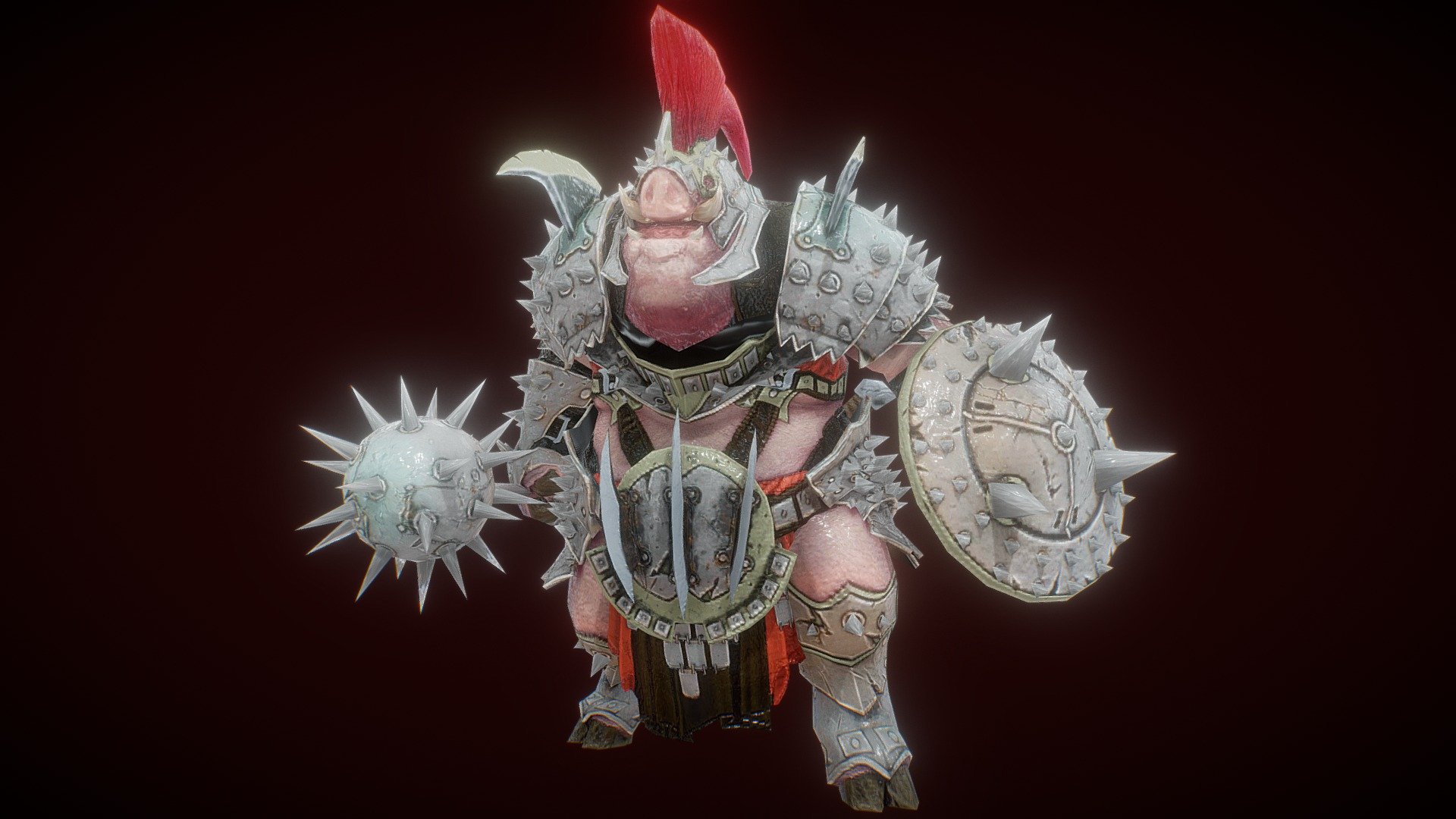 armored pig - Buy Royalty Free 3D model by Luna (@StudioLuna) [fd58edd ...