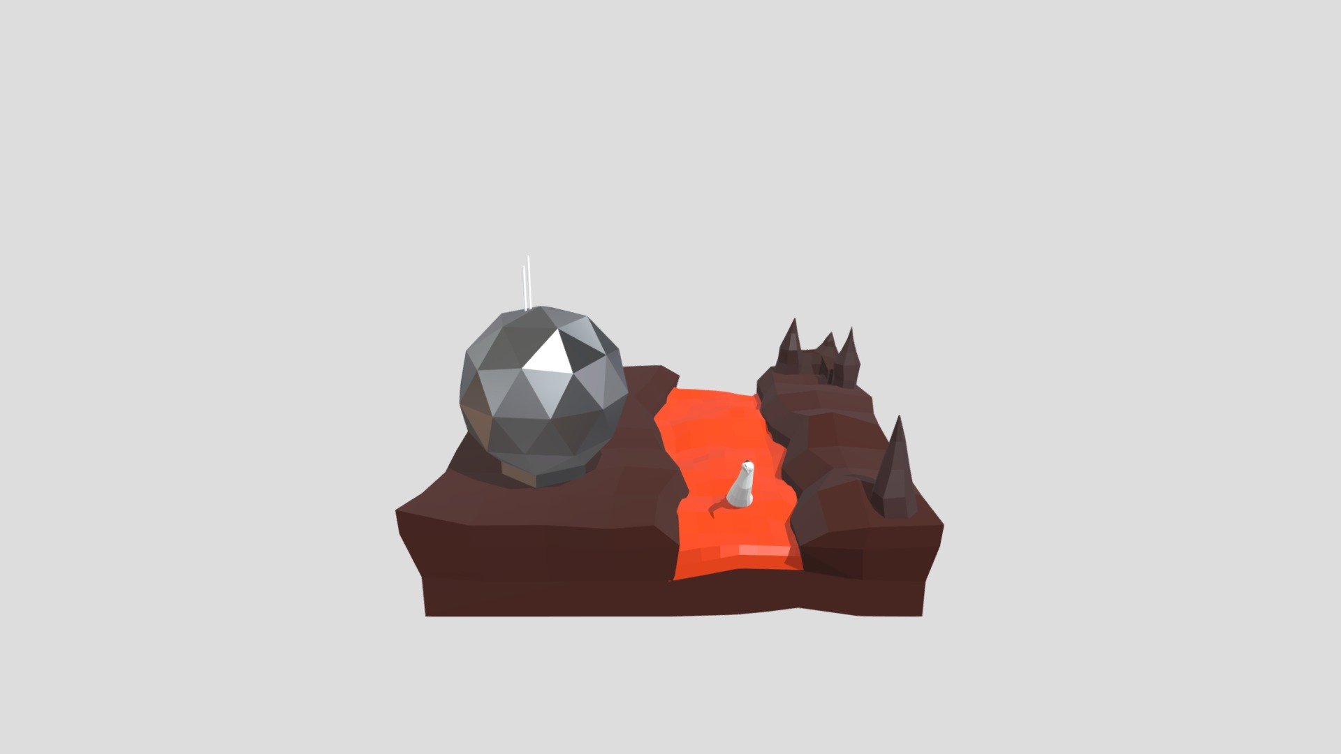 Panorama (lava) - 3D model by Wis (@Ambeyen) [fd5c9c2] - Sketchfab