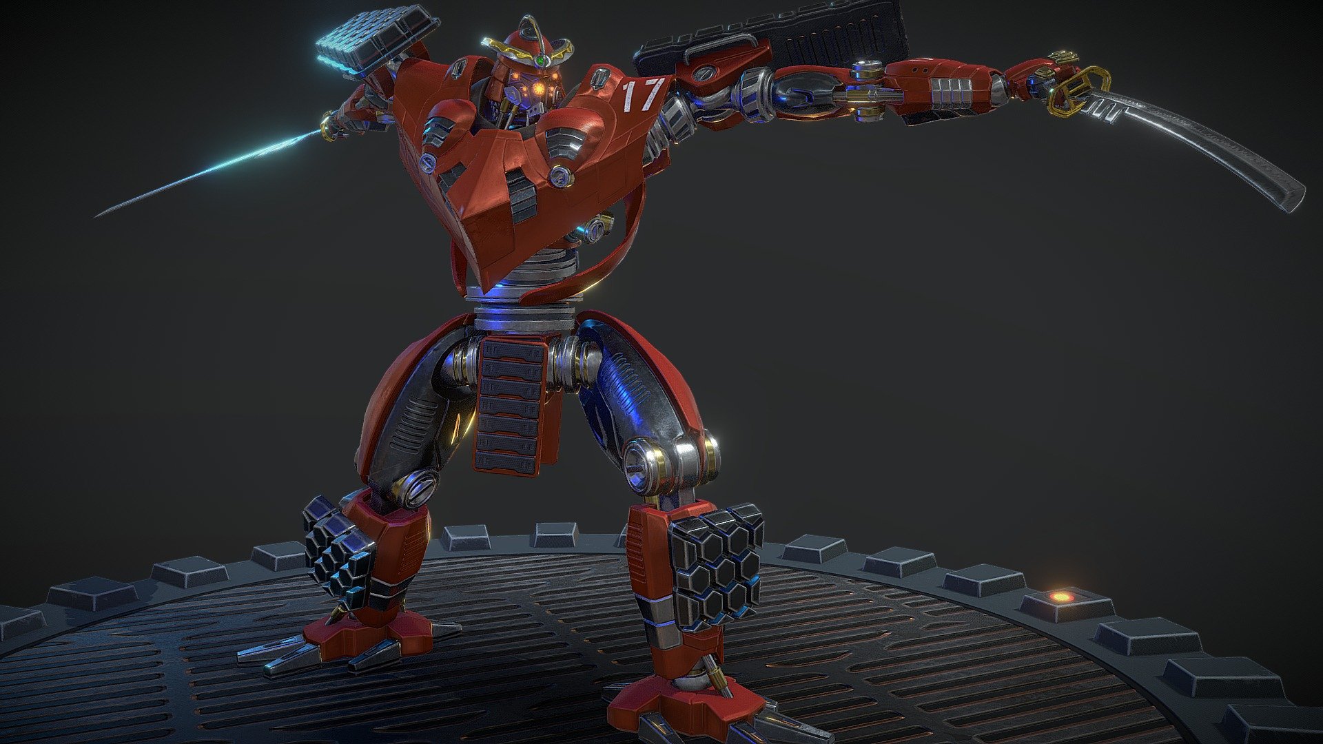 Sentinel Sam - 3D model by benhollio [fd5d73a] - Sketchfab