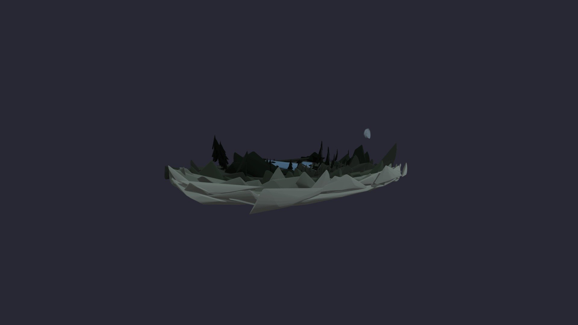 Dark Landscape - Download Free 3D model by gwaralab [fd5e568] - Sketchfab