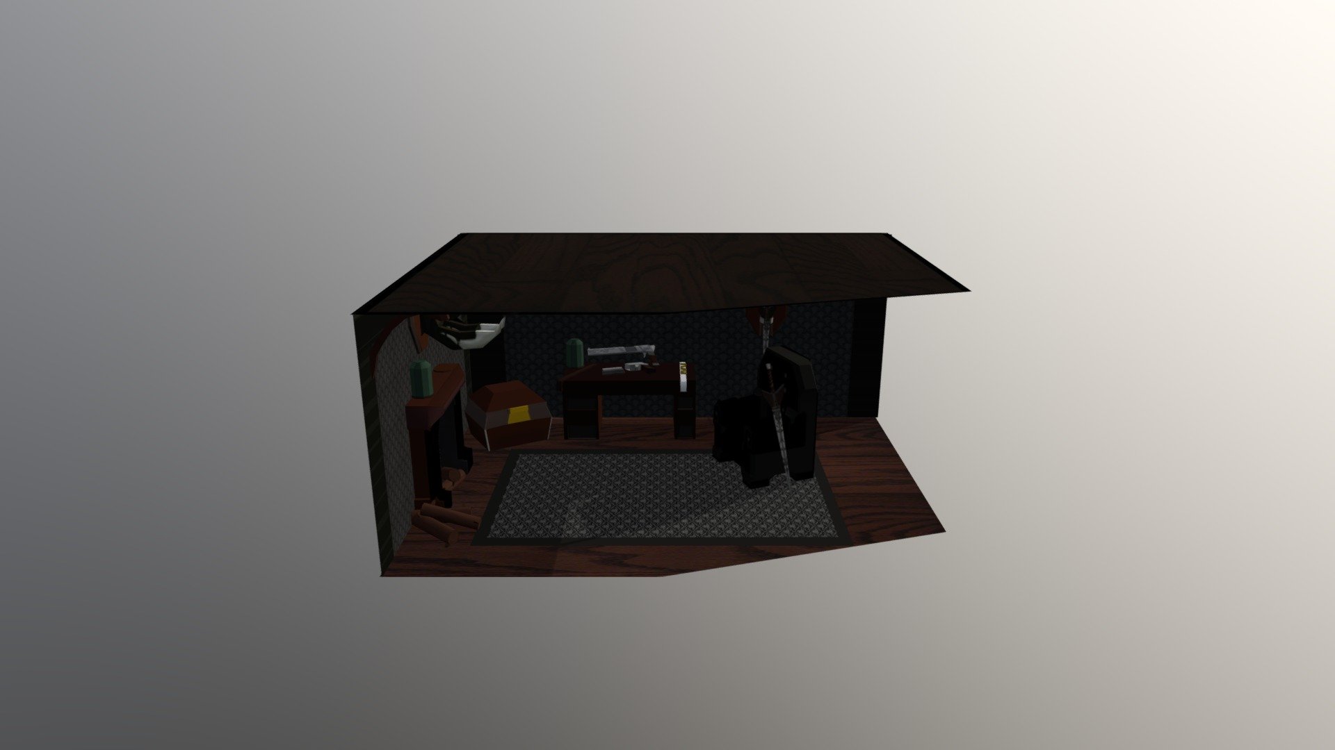 Hunter Room Gallardo - 3D model by Estefan_Gallardo [fd5e575] - Sketchfab