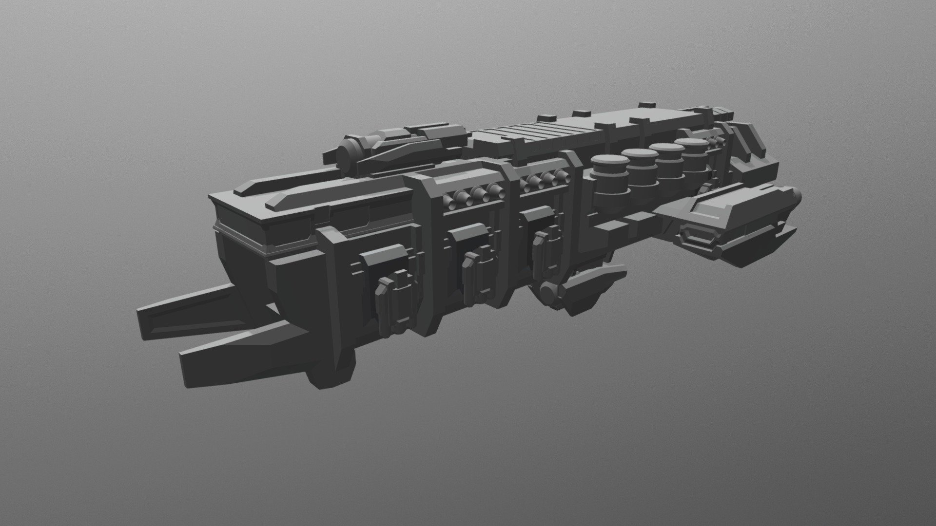 Transport Starship - 3D model by bhon [fd6045e] - Sketchfab