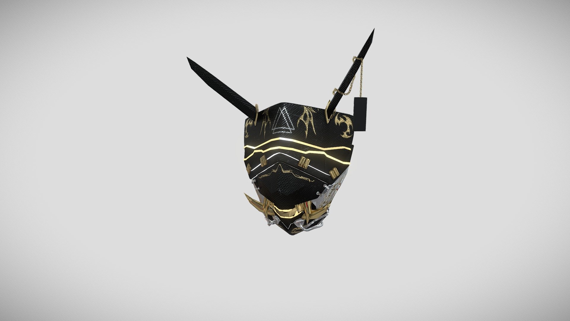 Cyber Oni - 3D model by symbixxx1 [fd6088d] - Sketchfab
