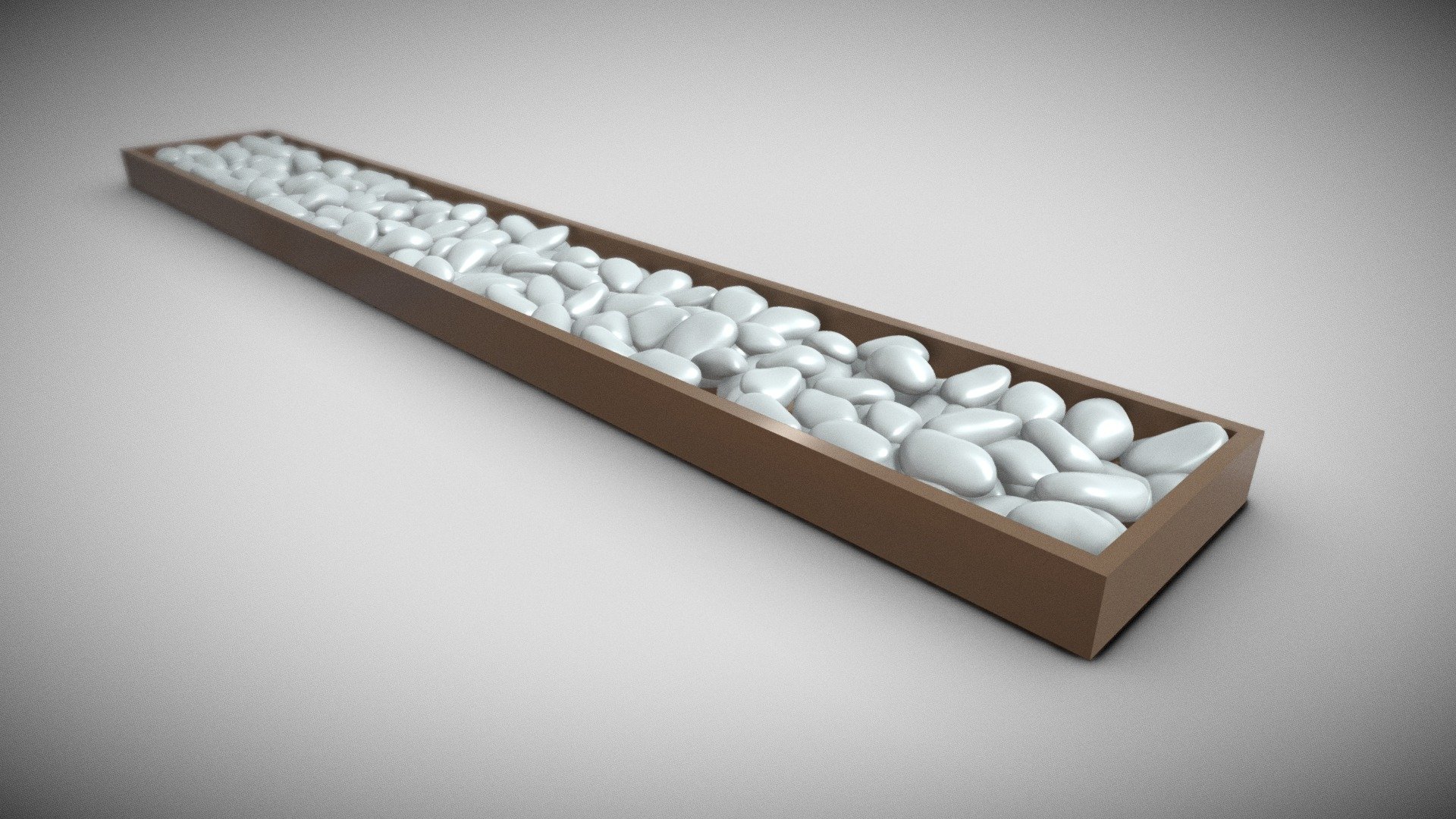 Decorative Pebbles 3D - 3D model by nvere [fd633bb] - Sketchfab