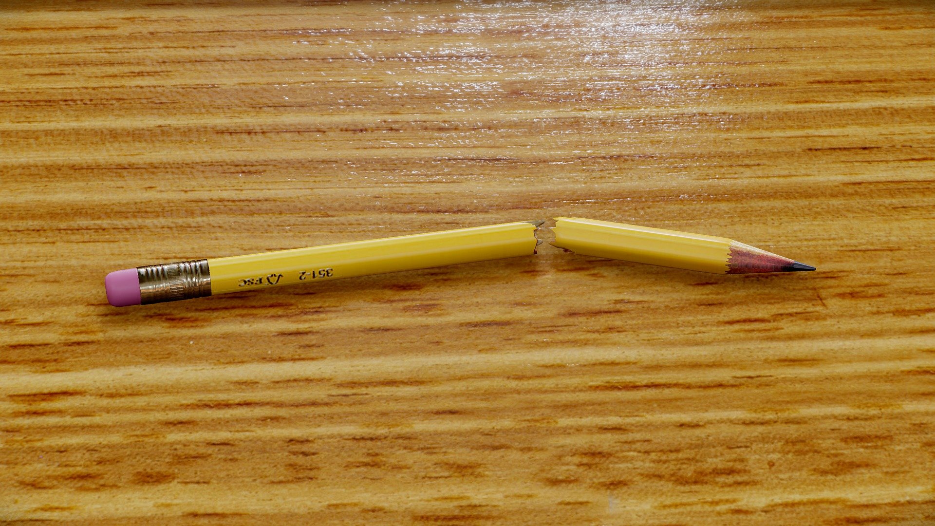 Broken Pencil - Buy Royalty Free 3D model by 3Dee (@mellydeeis) [fd63f23] - Sketchfab Store