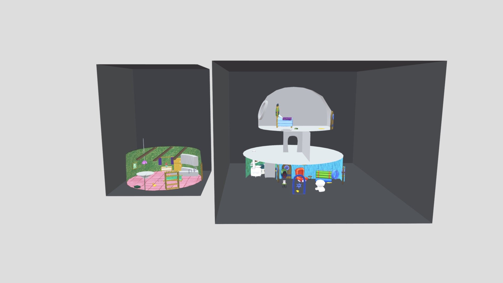 TSCP - SpongeBobs House Squidward House Inside - Download Free 3D model ...