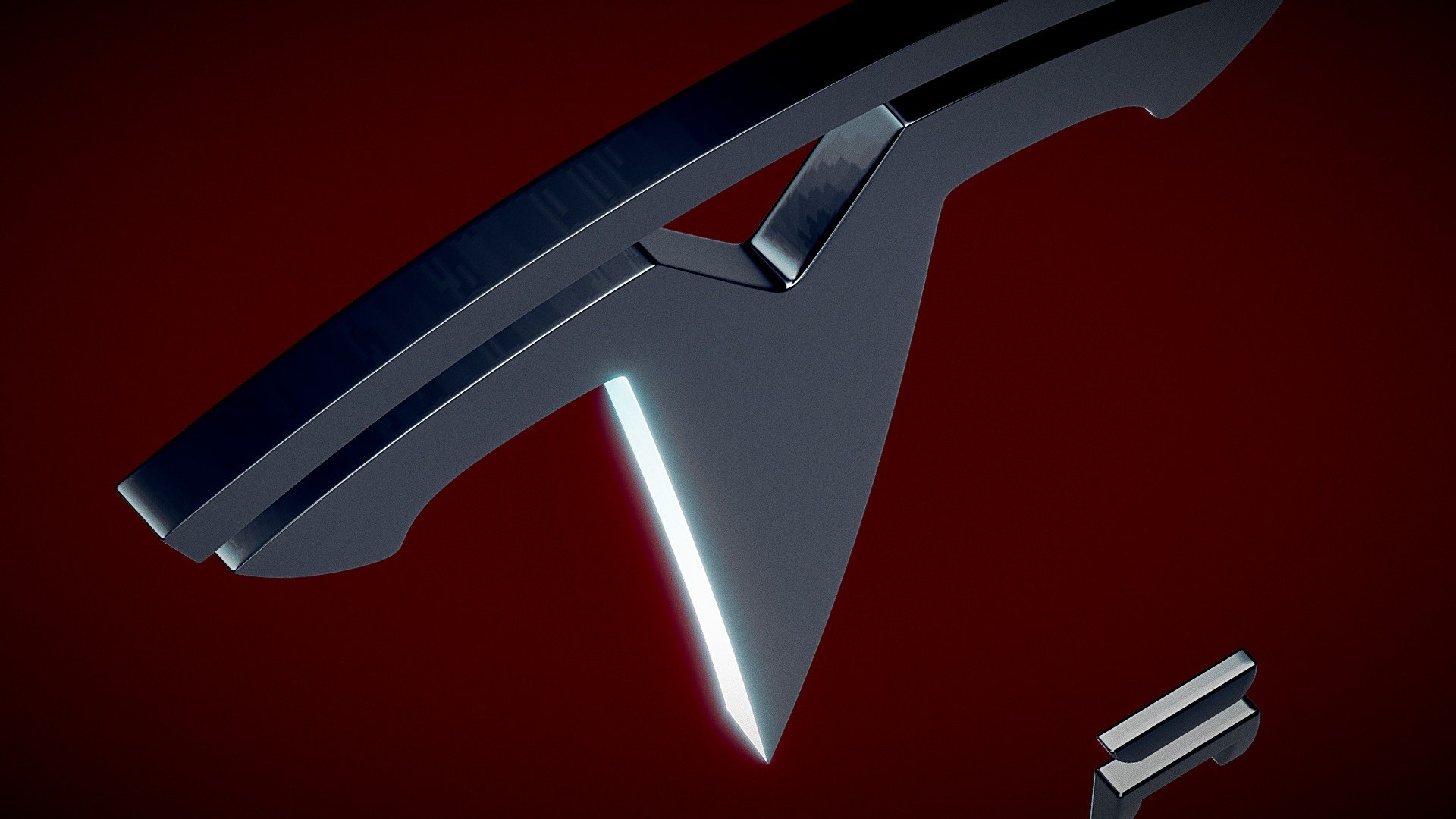 Tesla Logo - Buy Royalty Free 3D model by Eugene Korolev (@eugene ...