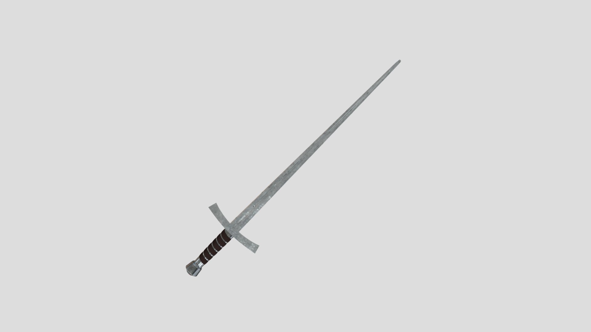 Realistic Medieval Sword - Download Free 3D model by Warloo ...