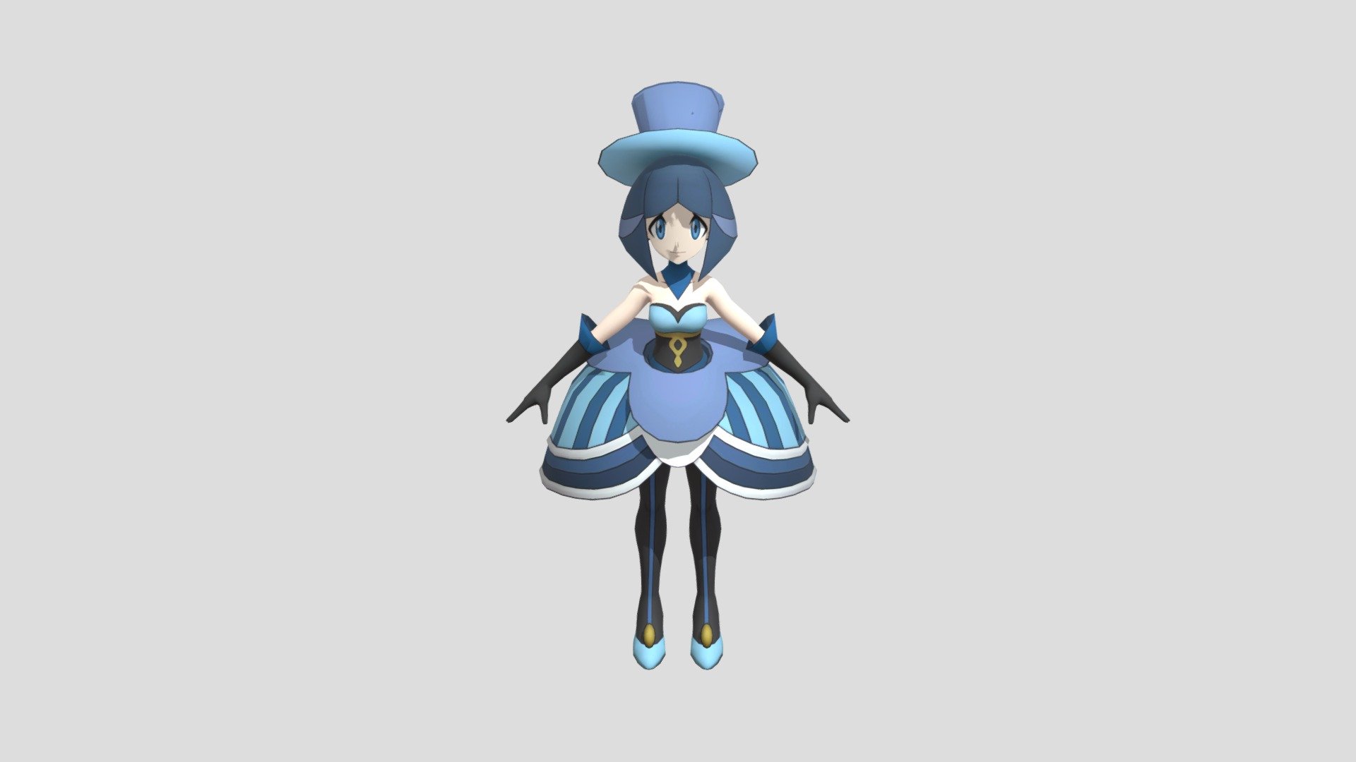 Evelyn (Pokemon Masters) - Download Free 3D model by Mex (@philliptj11 ...