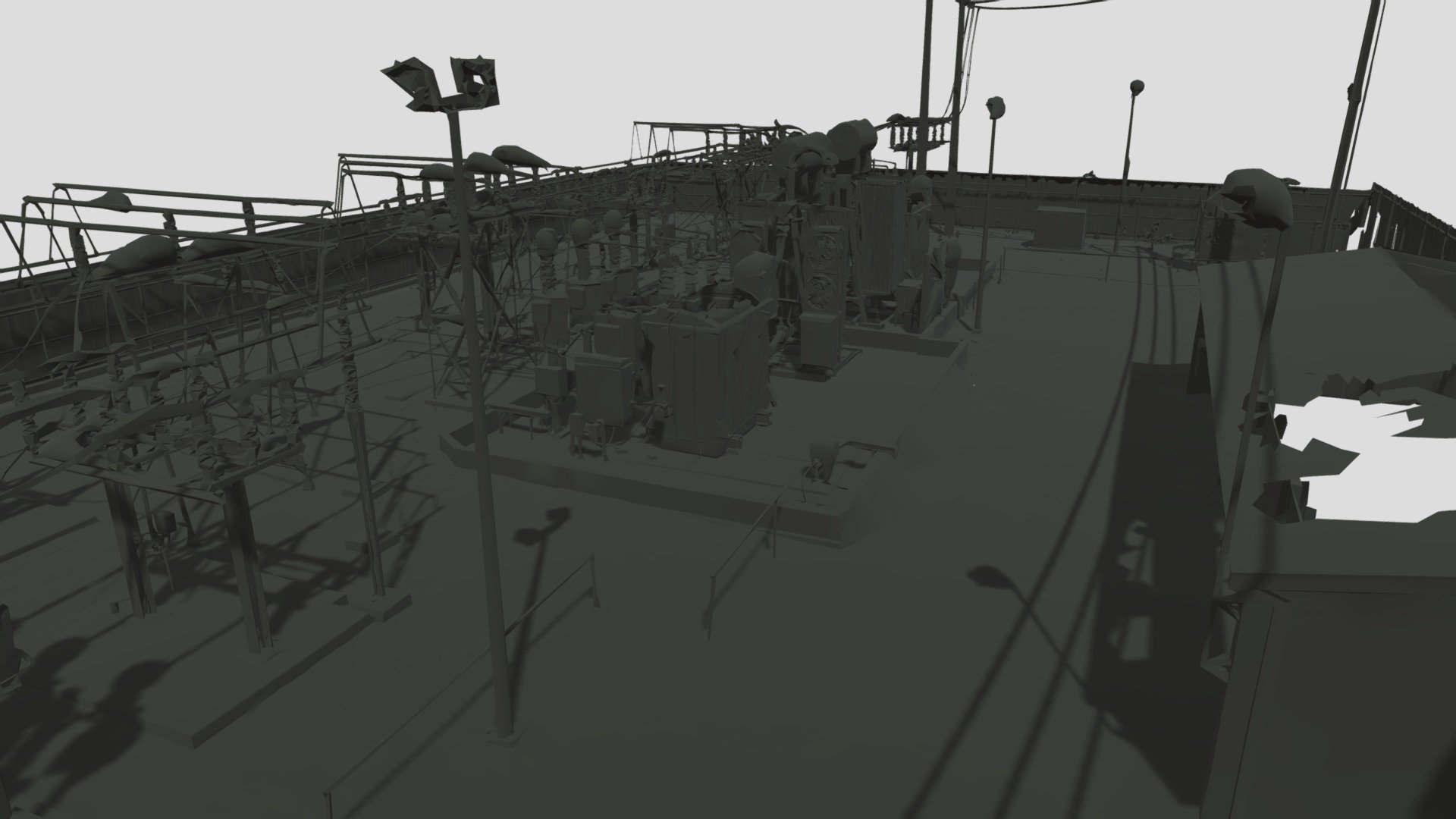 Substation - Download Free 3D model by Digital BIM Solutions ...