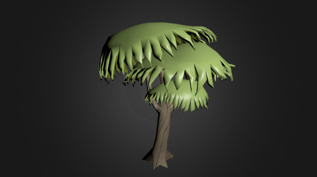 new palm tree - 3D model by paul (@PaulCieniuch) [fd6c5c5] - Sketchfab