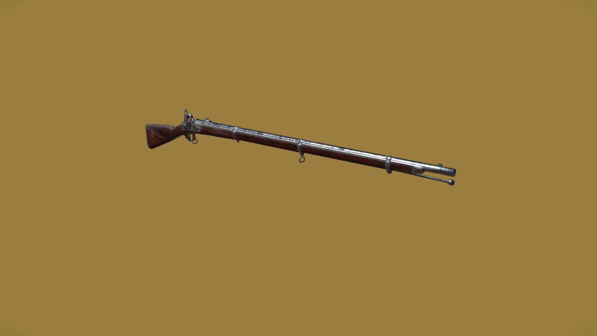 Springfield Model 1861 - Buy Royalty Free 3D model by Gabriel Silva ...
