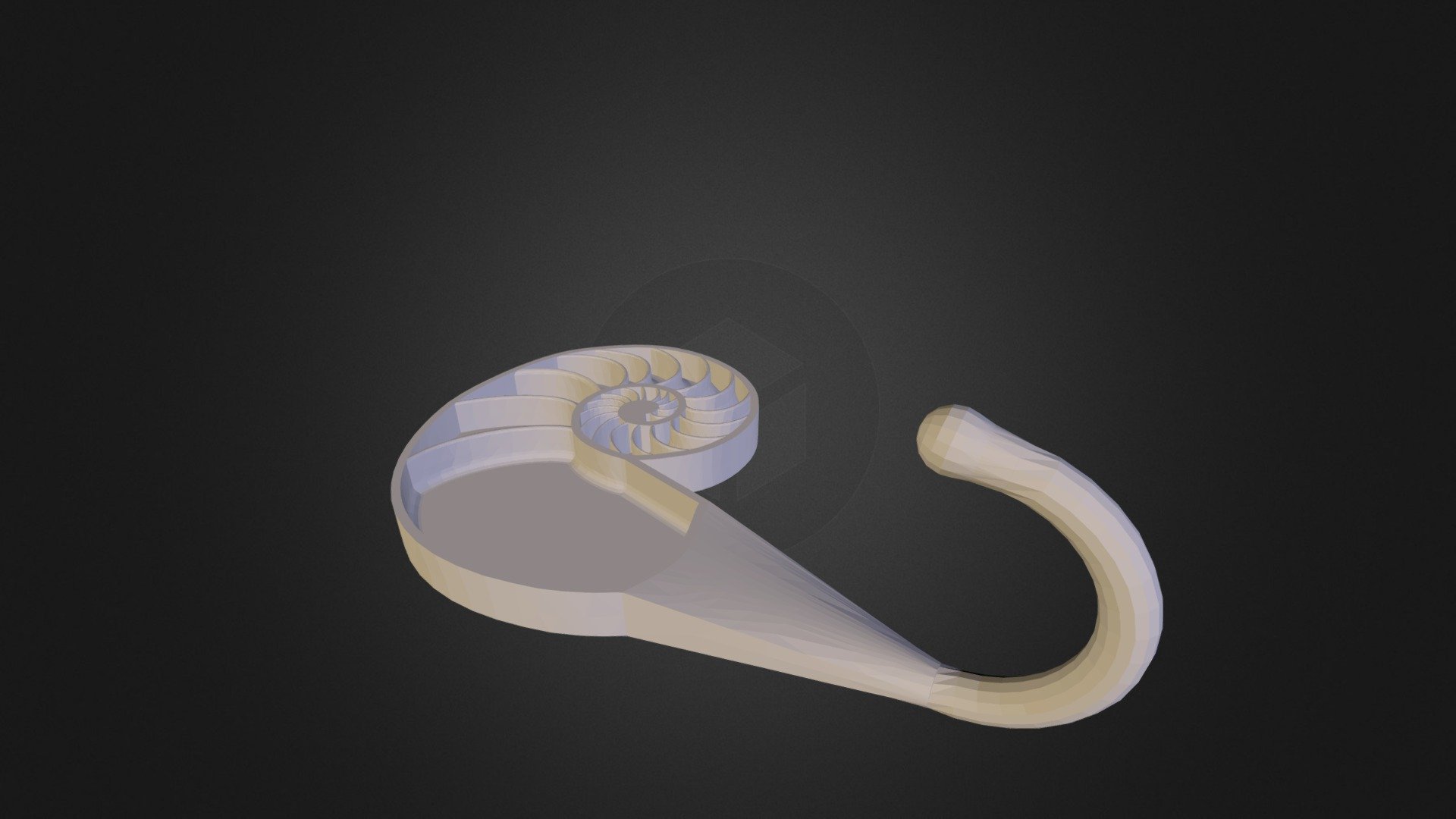 logarithmic spiral - 3D model by SPLINE.PRO (@de_valua) [fd6d285 ...