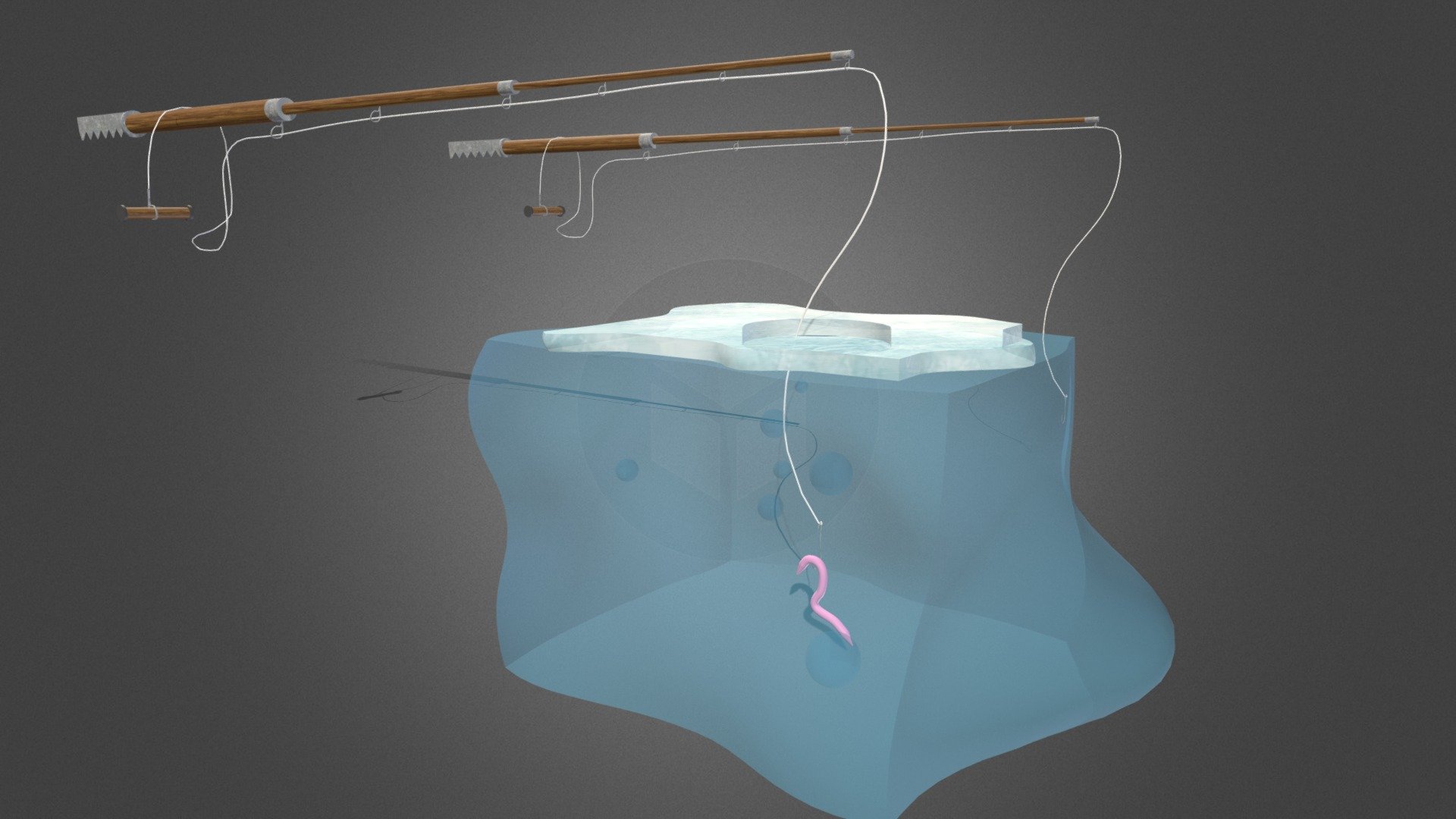 Fishing Rod - Download Free 3D model by KendeMrena [fd6db07] - Sketchfab