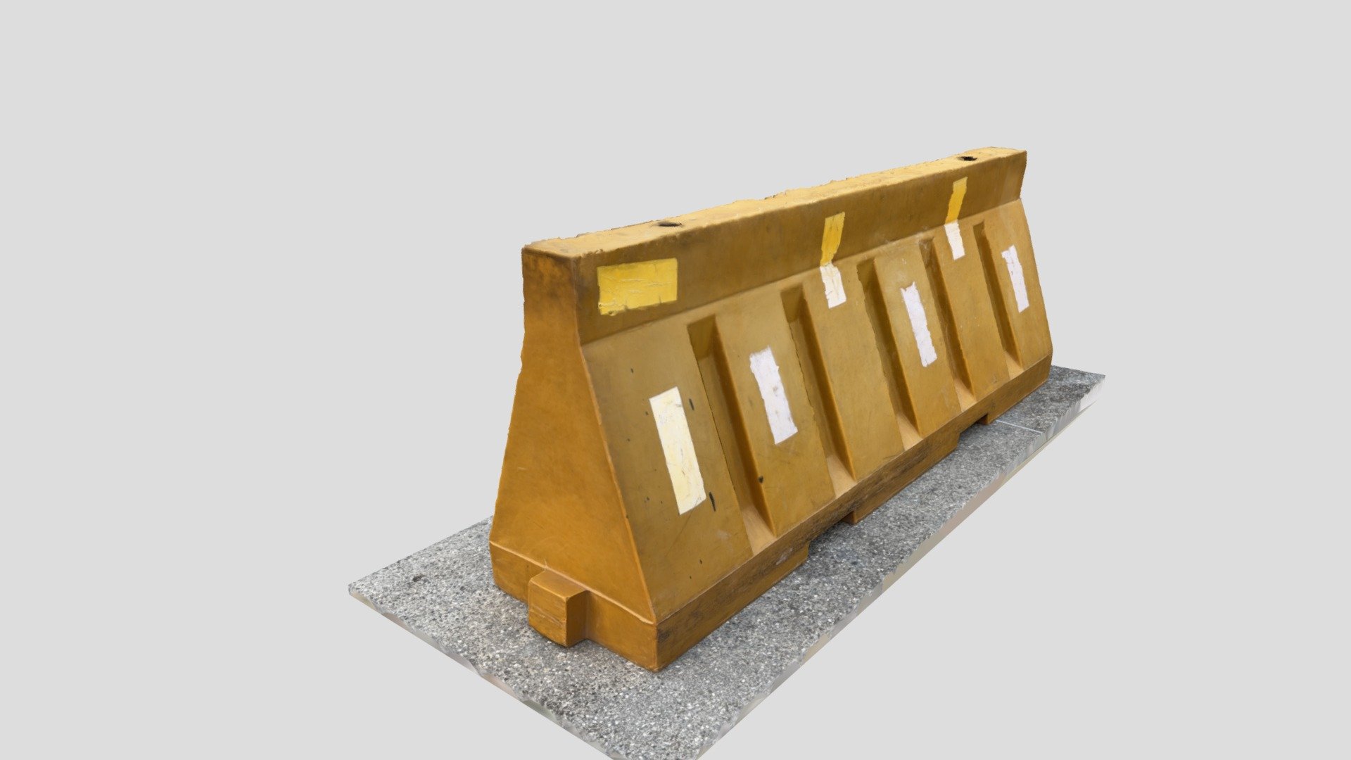 Plastic Road Barrier - Download Free 3D model by ahmedsaeedmirza ...