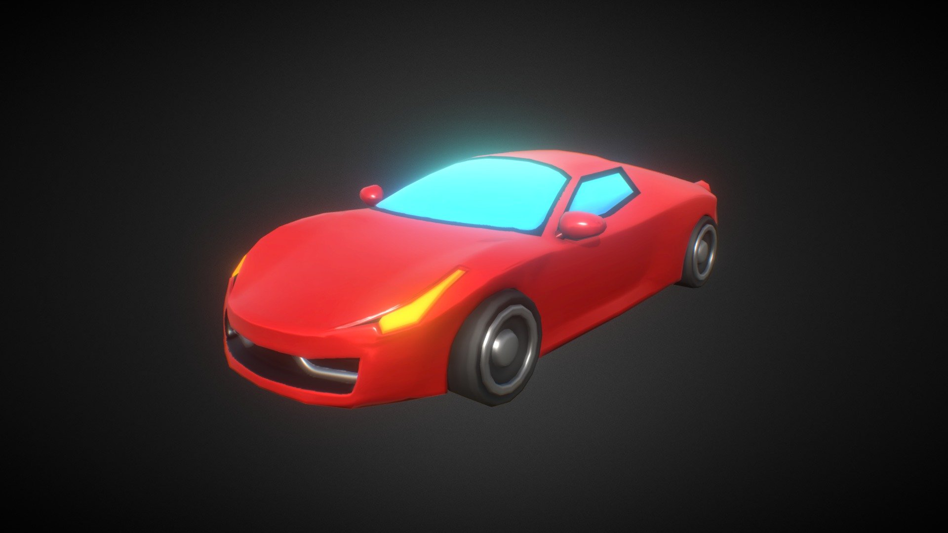 Cartoon Racing Car - 3D model by comrade.barry [fd70610] - Sketchfab