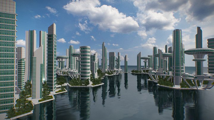 Future City 3d Model Future City 3D Models Sketchfab