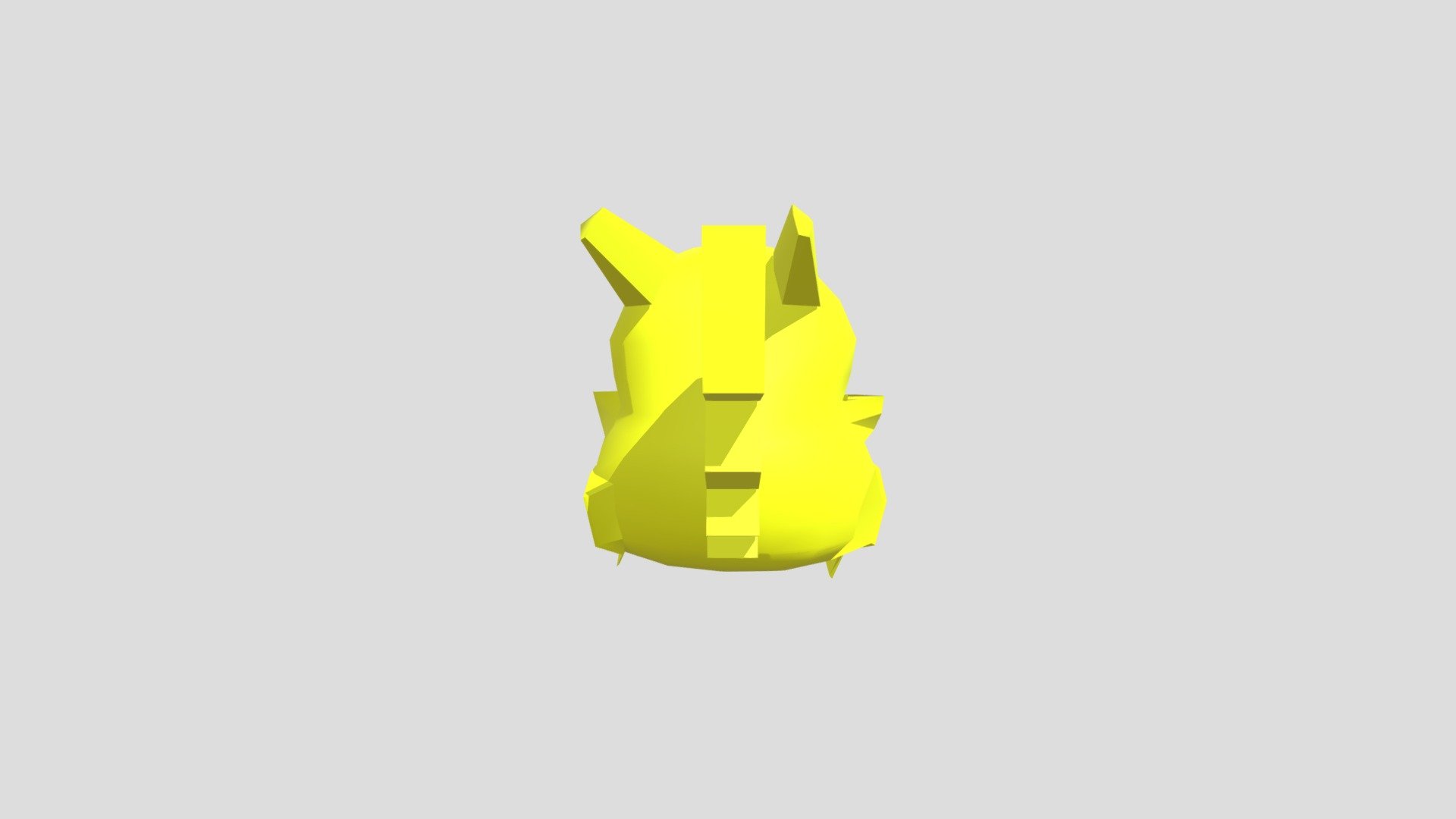 Pikachu - 3D model by sadia.cyrus [fd7562b] - Sketchfab