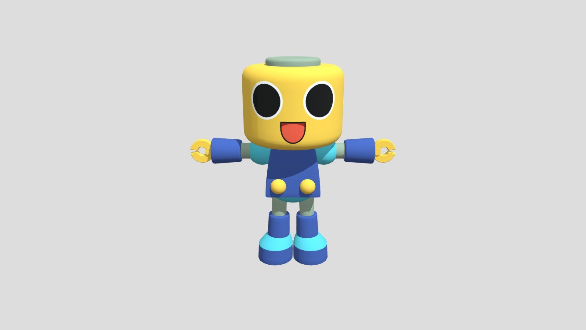 MegaMan Legends Servbot - Download Free 3D model by BionicKota [fd762f1] - Sketchfab
