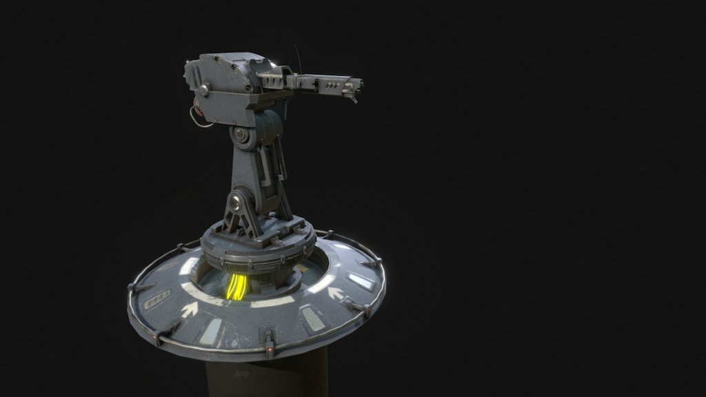 Security Turret - 3D model by Chemin Frederic (@cheminfrederic38 ...
