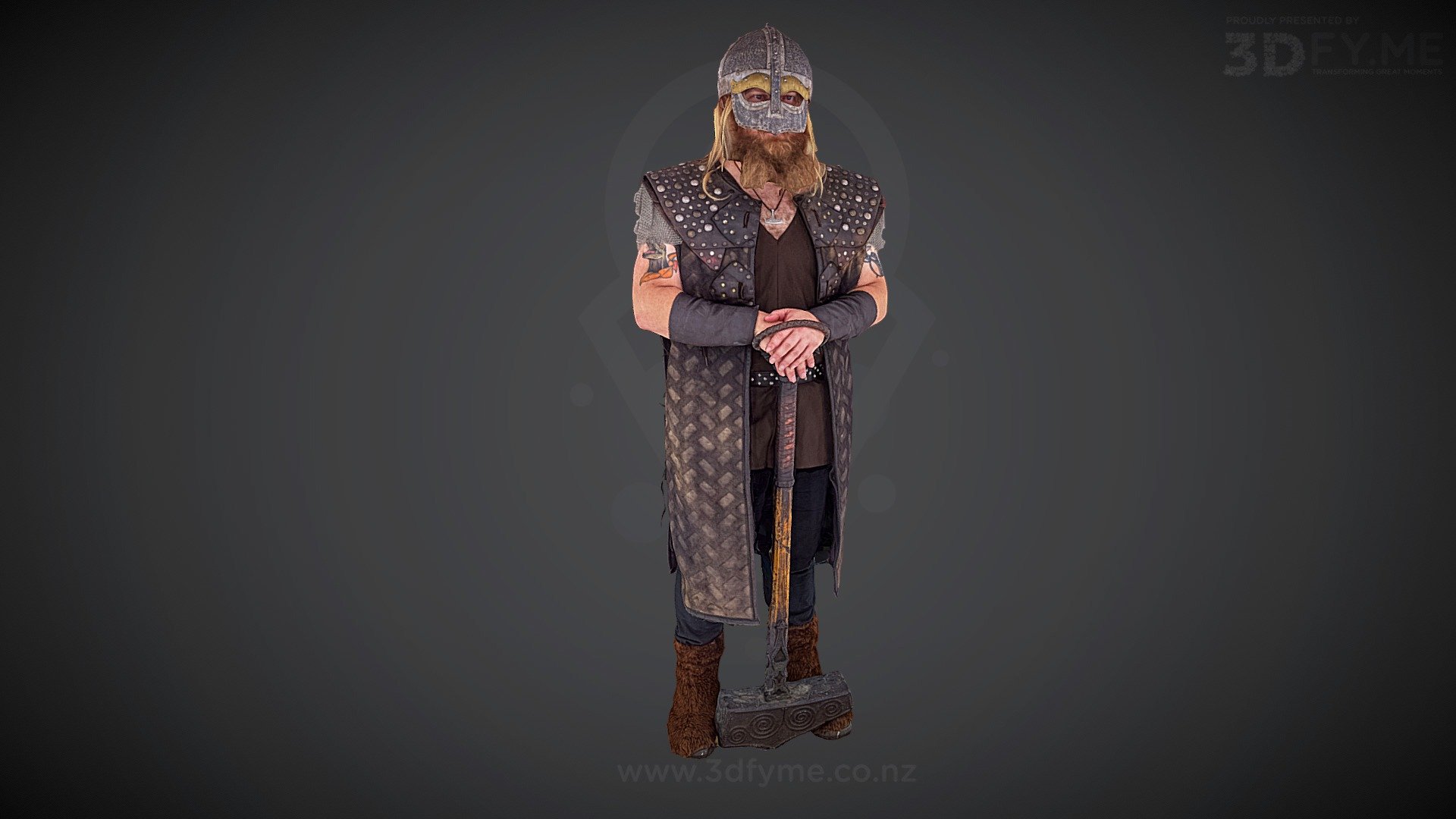 Viking Cosplay / Underground Arts Tattoo Studio - 3D model by 3Dfy.me ...