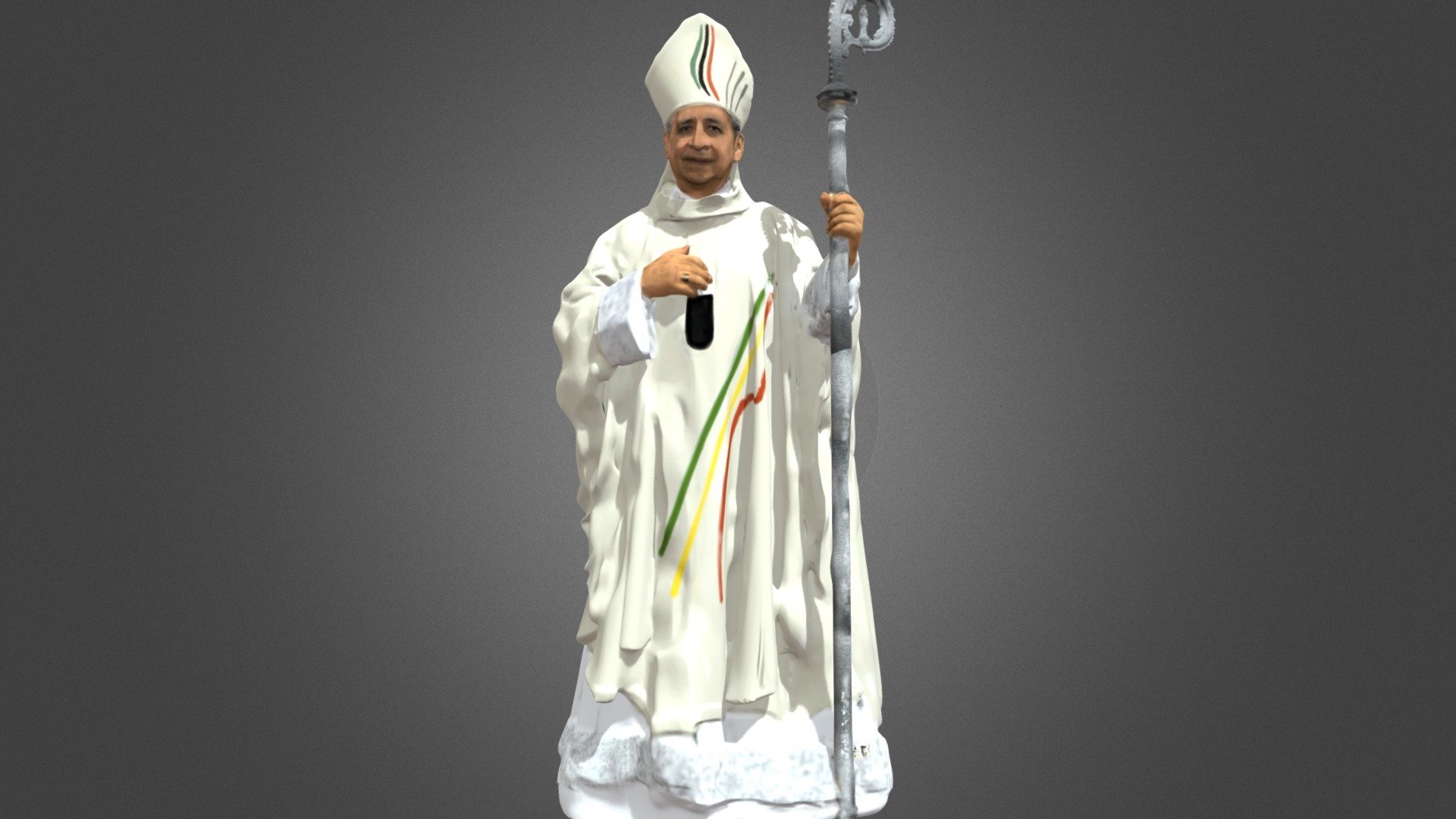 obispo final para imprimirhueco - 3D model by Clonarte 3D (@clonarte3d ...