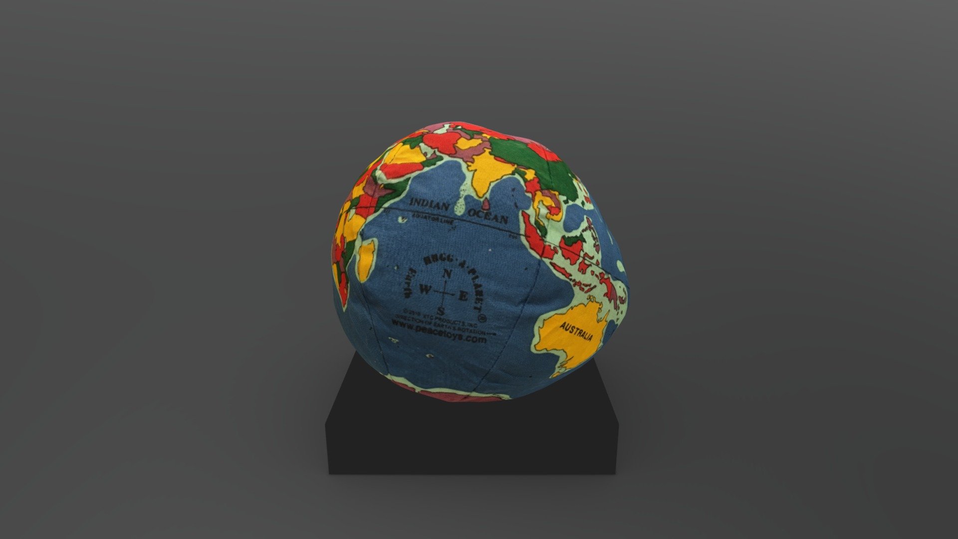 Earth Plushie - 3D model by besmelh [fd78378] - Sketchfab