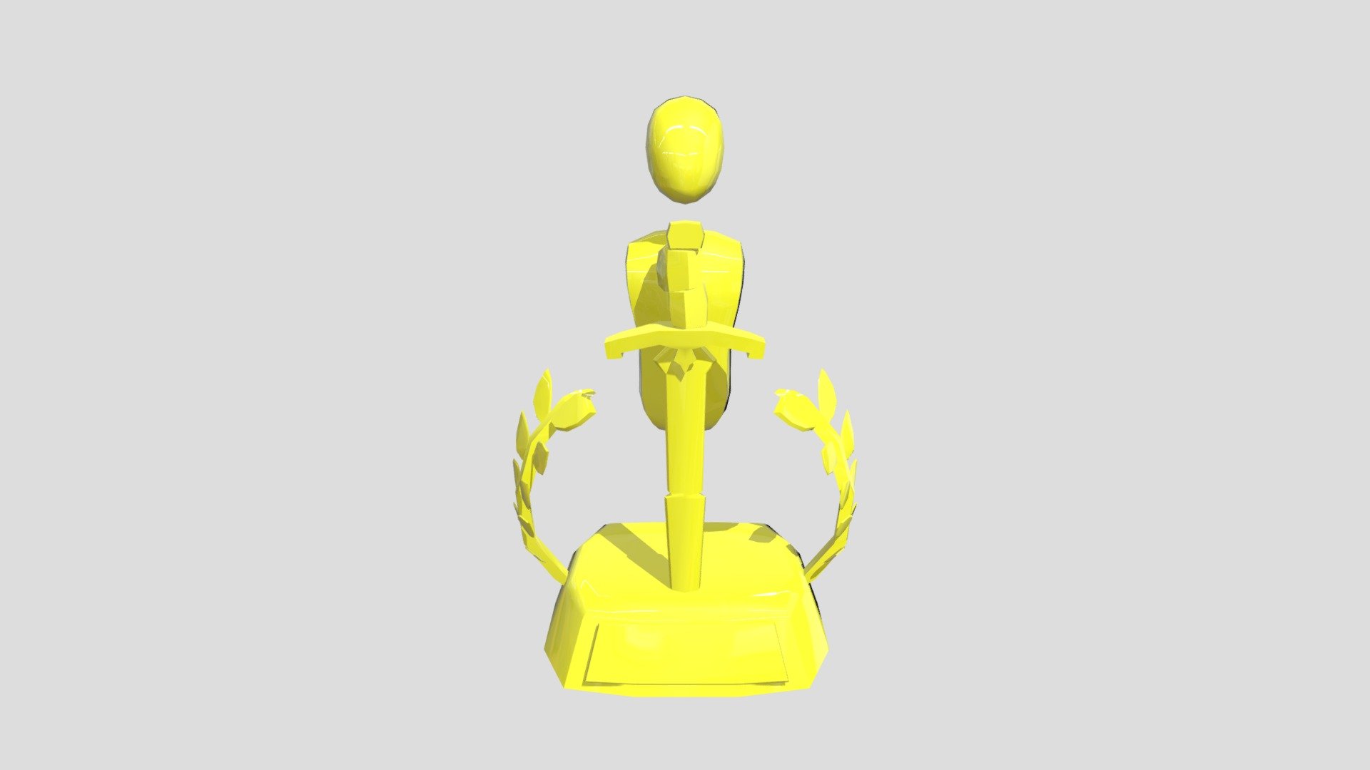 oscar_trophy. Rec room - Download Free 3D model by Romeo rios vr ...