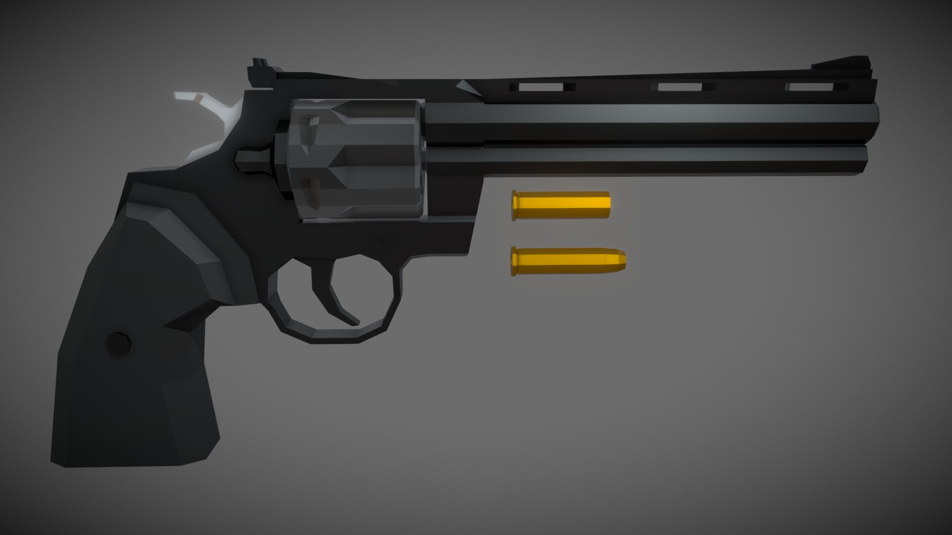 low-poly Colt Python - Download Free 3D model by D_U (@DU1701) [fd7bbef ...