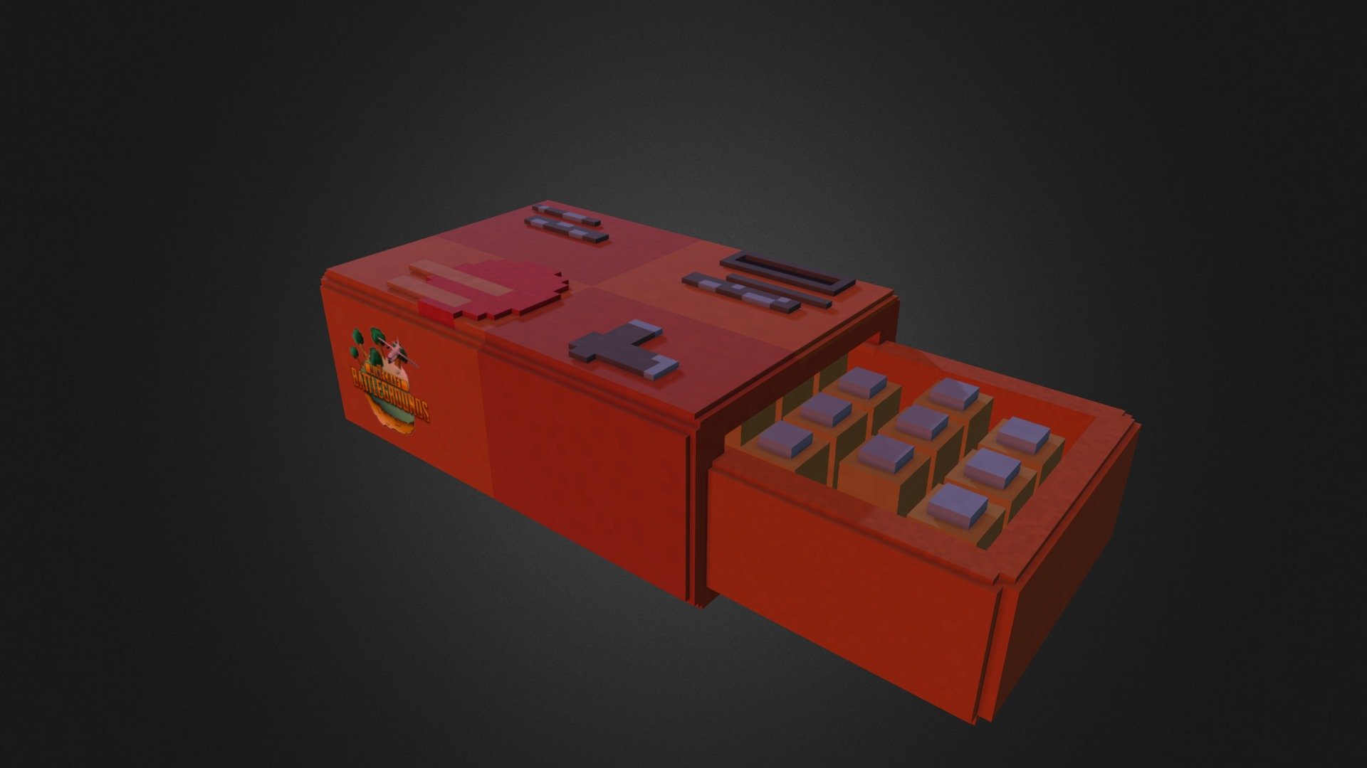 Voxel Ammo 99mm Cubik 128 3d Model By Chara Dreemurr [fd7c0ac