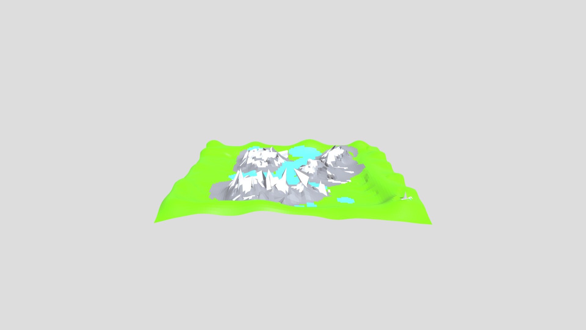 Low Poly Mountains - 3D model by elispectacles [fd7da75] - Sketchfab
