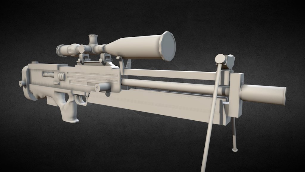 Walther WA 2000 - LowPoly - Free Download - Download Free 3D model by ...