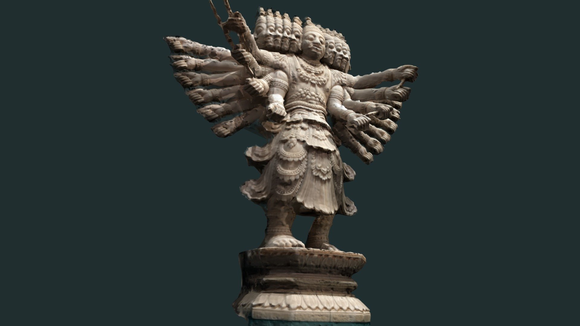 Ravana statue - Download Free 3D model by andreidrmb [fd7fc69] - Sketchfab